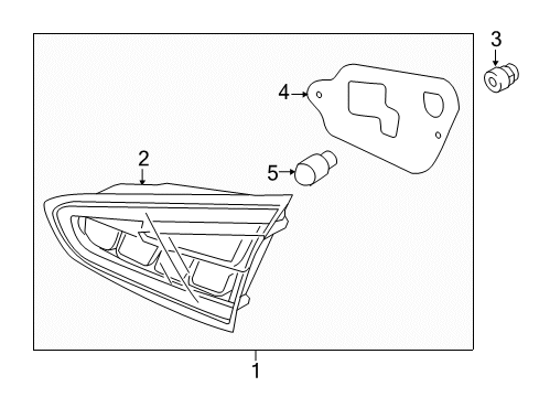 62278-5DJ0A | Genuine Infiniti #622785DJ0A FINISHER-FRONT BUMPER