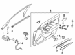 Genuine Infiniti Q50 Door Moldings