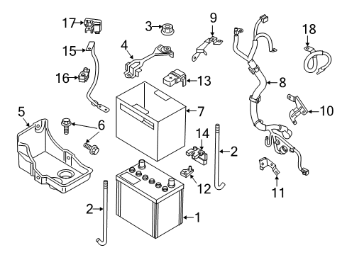 Battery - 2020 Infiniti QX80