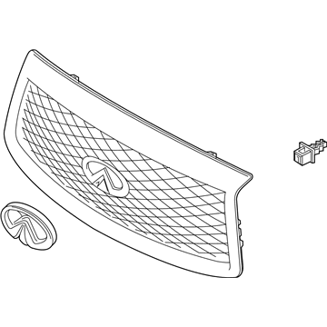 62310-6JE0A Genuine Infiniti #623106JE0A Grille Assy-Front